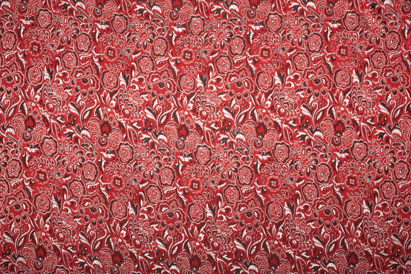 Beautiful Red Fabric with a Pattern from Colors Stock Image - Image of ...