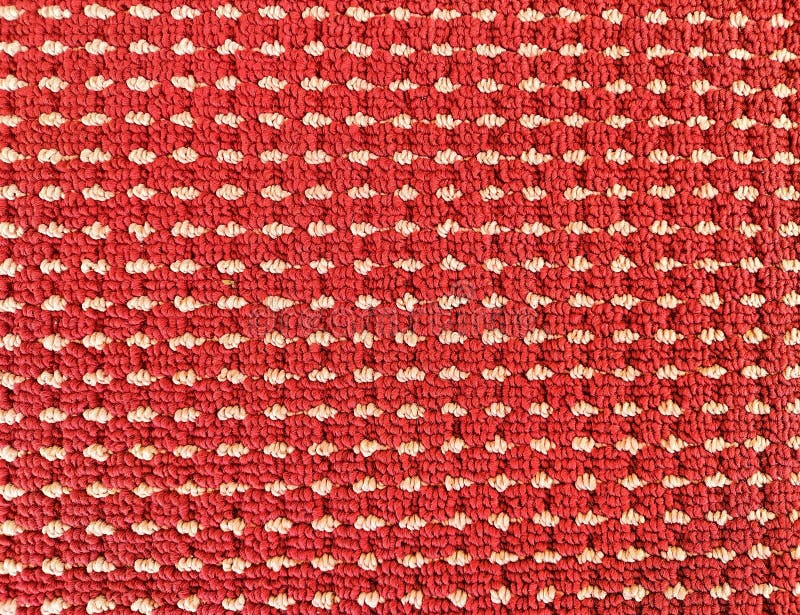 Beautiful Red Fabric with Simple Pattern, Its Texture Suitable for Door ...