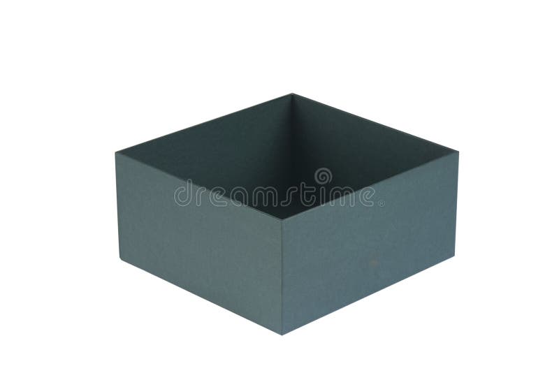 Beautiful Red Gift Box with Open Lid with Side View and Space for Text ...