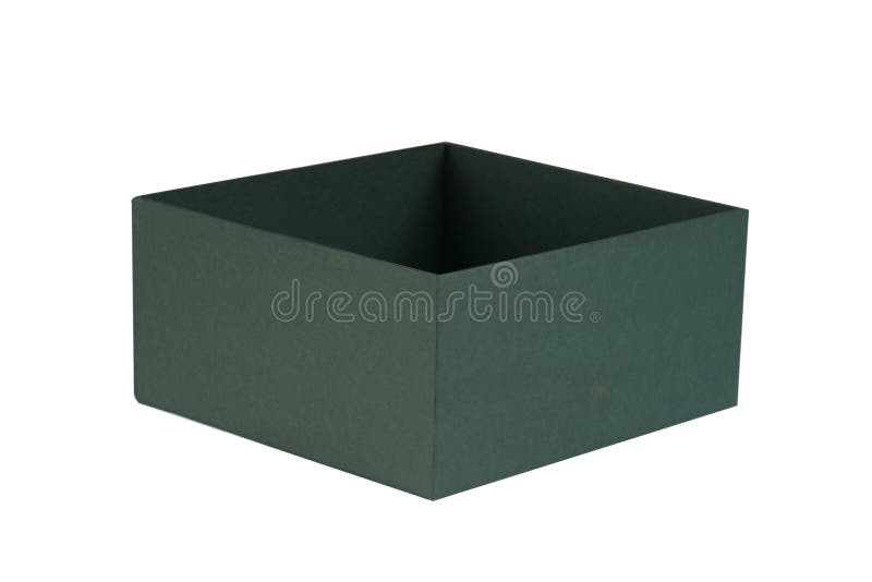 Beautiful Red Gift Box with Open Lid with Side View and Space for Text ...