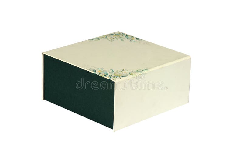 Beautiful Red Gift Box with Open Lid with Side View and Space for Text ...