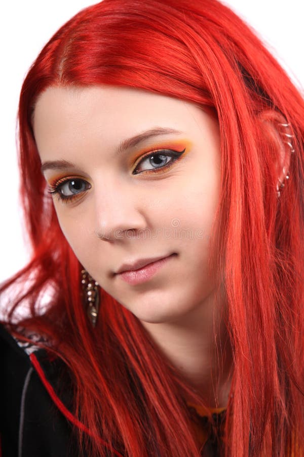 Beautiful red hair girl stock image. Image of redhead - 39656991