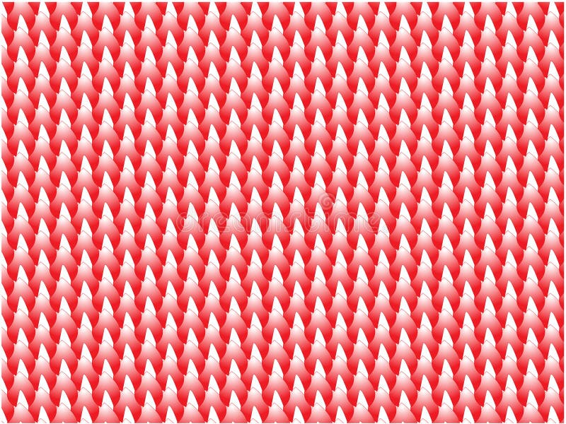 Beautiful Red Pattern Design on White Background Stock Illustration ...