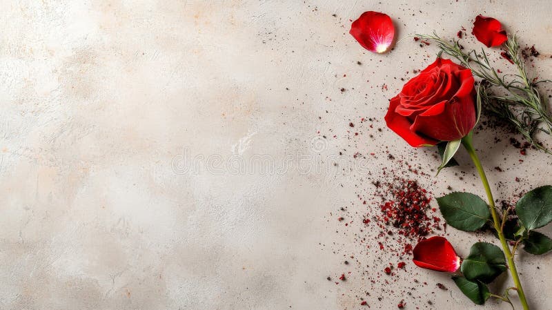 Beautiful Red Roses for Love Stock Illustration - Illustration of ...