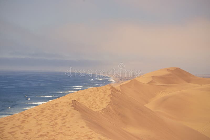 The Beautiful Red Sands of the Namib Desert Stock Photo - Image of ...