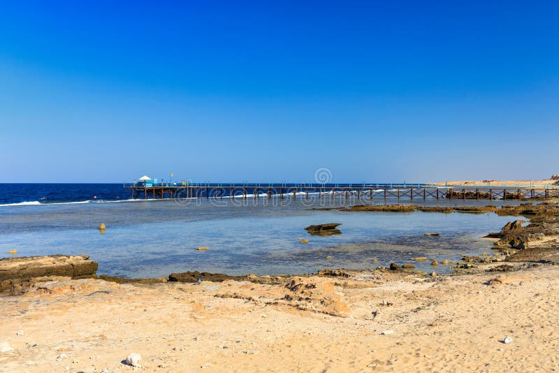 Beautiful Red Sea Coast in Marsa Alam, Egypt Stock Photo - Image of ...