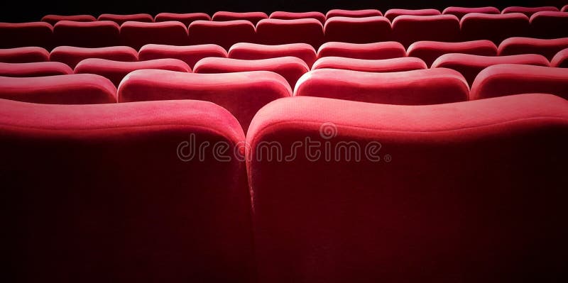 Inside a New Cinema Theater Stock Photo - Image of inside, cinema ...