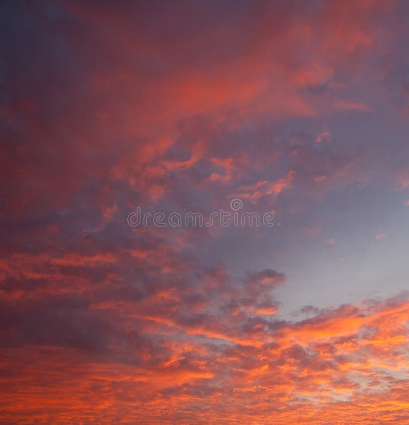 Beautiful Red Sunset Suitable for Background Stock Photo - Image of ...