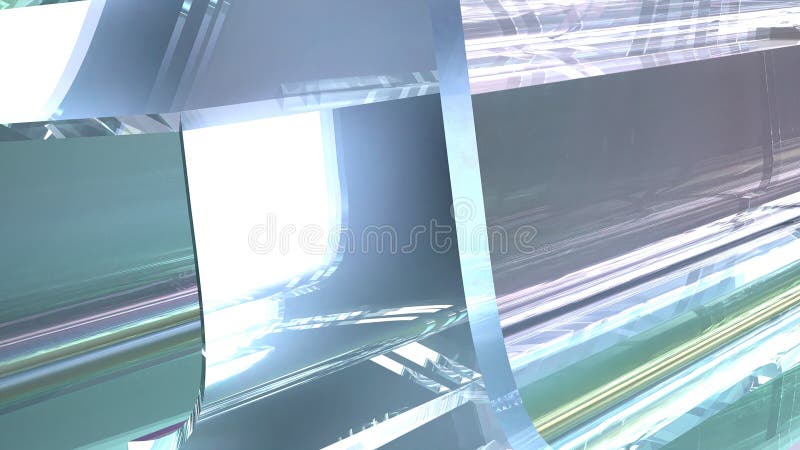 Beautiful Reflection of Glass Crystal Elegant and Modern 3D Rendering ...