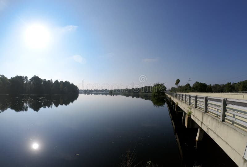 Perfect Mirror Reflection Formed by a River Stock Image - Image of ...