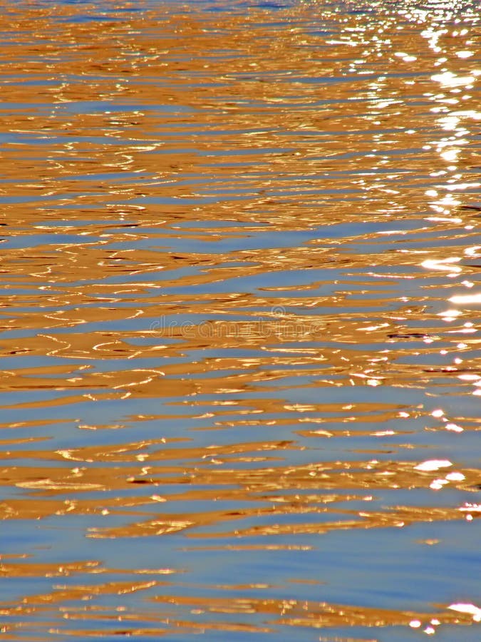 Reflection of the Sun`s Rays on the Water. Stock Image - Image of rays ...