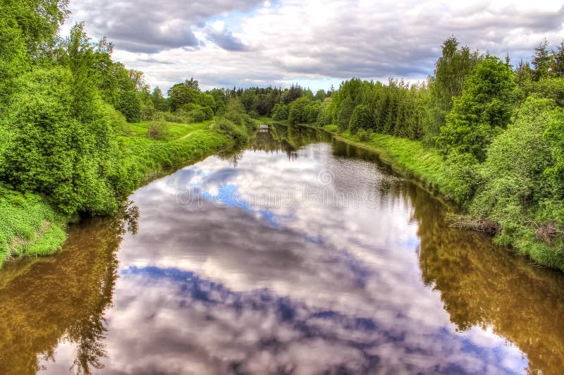 Reflections on River stock photo. Image of landscape, travel - 2948114