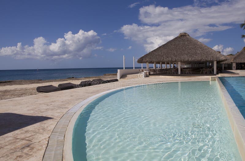 Beautiful Resort Pool stock photo. Image of poolside - 37358178