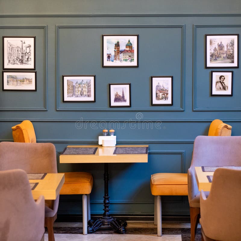 Beautiful Restaurant Interior Editorial Photo - Image of wall, lounge ...