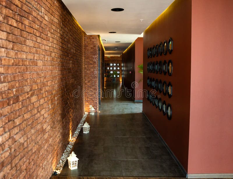 Beautiful Restaurant Interior Editorial Photo - Image of beverage, food ...