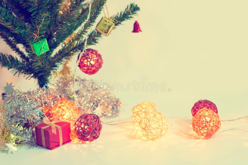 Beautiful Retro Color Christmas Lights for Background Stock ...
