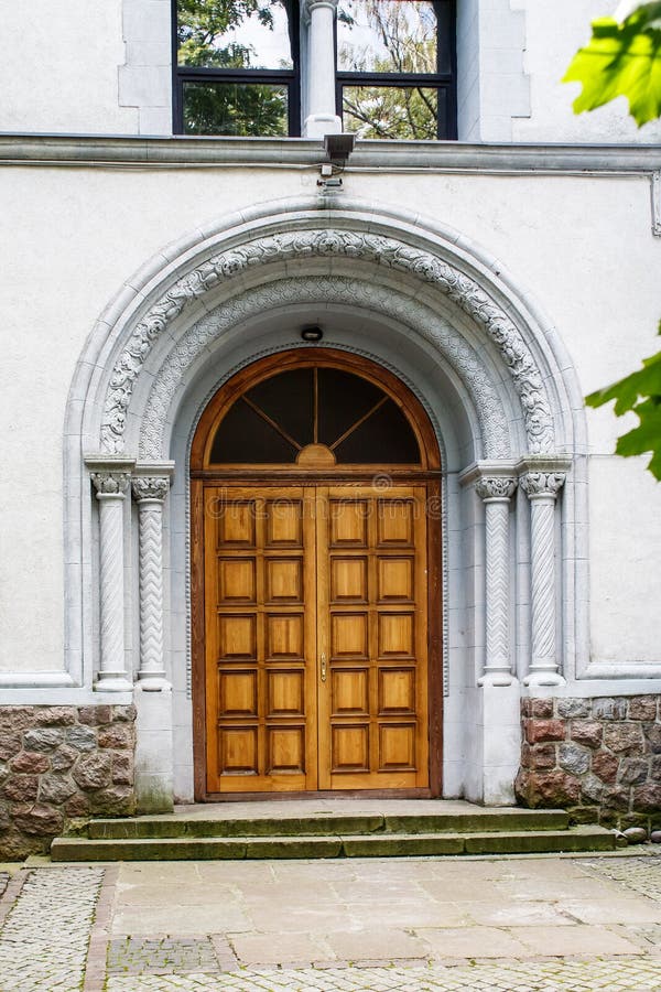 Beautiful retro front door stock photo. Image of beautiful - 206657084