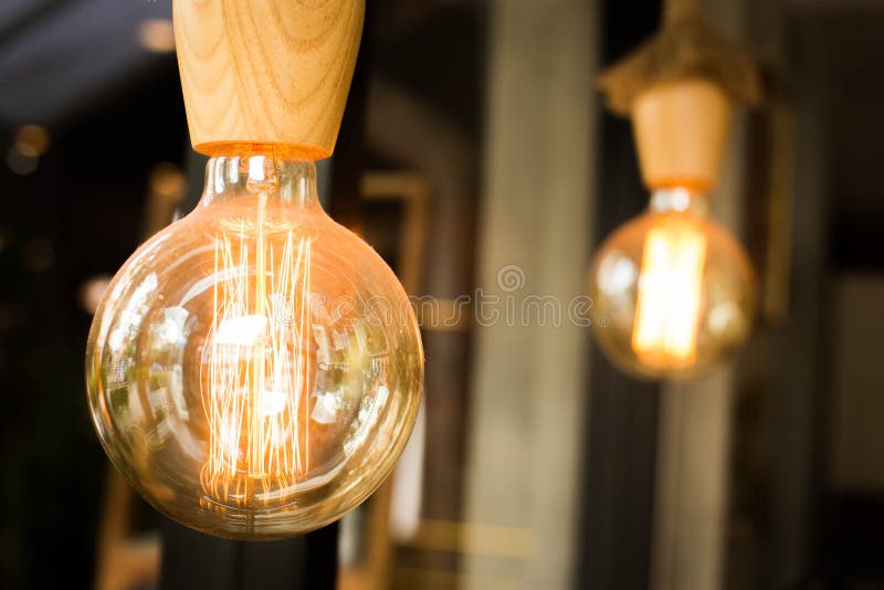Beautiful Retro Luxury Interior Lighting Lamp Decor Stock Image - Image ...