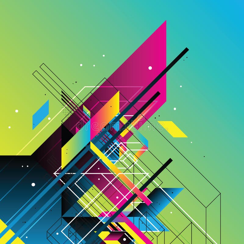 Beautiful Retro Template. EPS10 Vector. Stock Vector - Illustration of ...