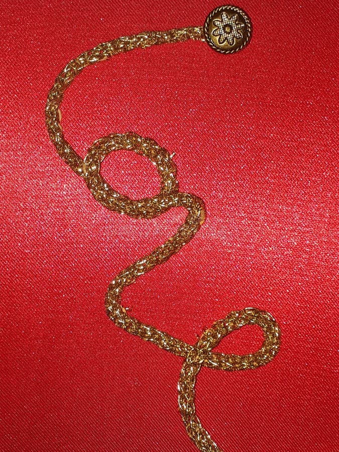 Love from the gold thread stock image. Image of jewellery - 112957427
