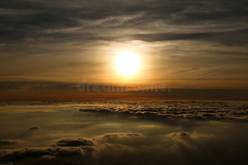 Beautiful Sun Rising Scene With Oil ,gas Refinery Industry Estate And ...