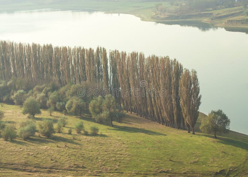 Beautiful river bank stock photo. Image of fall, landscape - 63836750