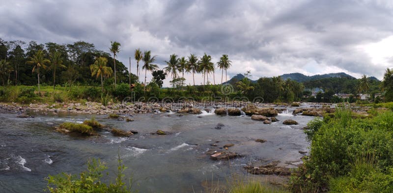 A Beautiful River in Cigudeg Bogor Indonesia Stock Image - Image of ...