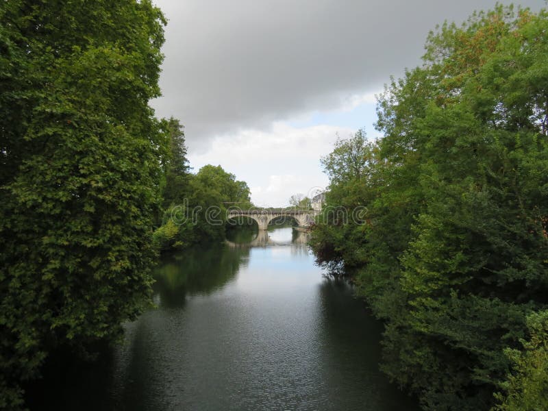 Beautiful River with Clear and Fresh Water for Bathing Stock Image ...