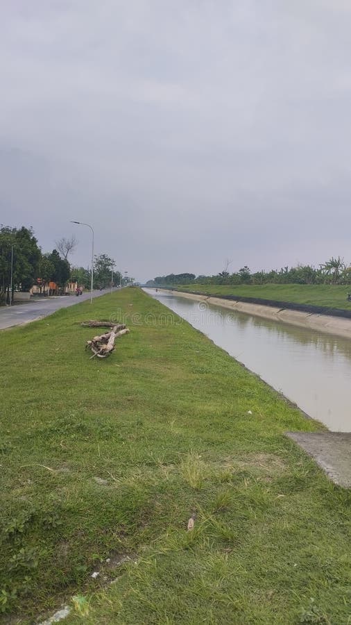 The Beautiful River of Demak Stock Image - Image of reservoir, river ...