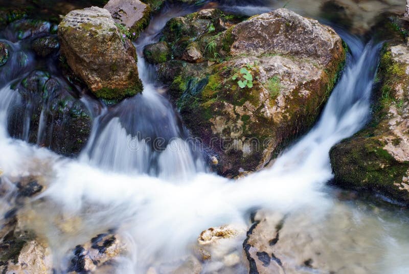 Source of spring water stock image. Image of flowing - 42848423