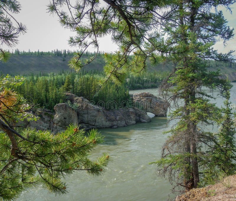 Beautiful River Flowing by on a Beautiful Day Stock Photo - Image of ...