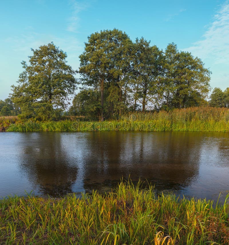 Beautiful river flows. stock photo. Image of colored - 61271682