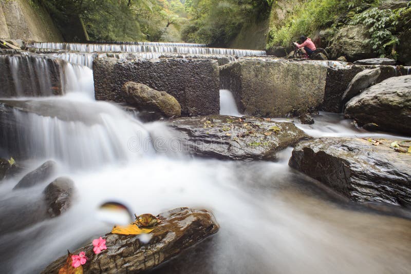 Beautiful River on North of Taiwan Barrel River Stock Image - Image of ...