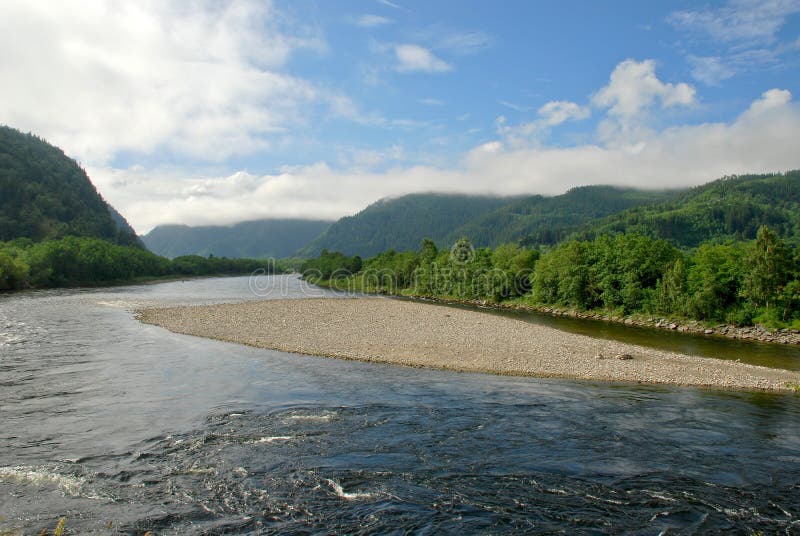 Beautiful river in Norway stock photo. Image of fall - 26630864