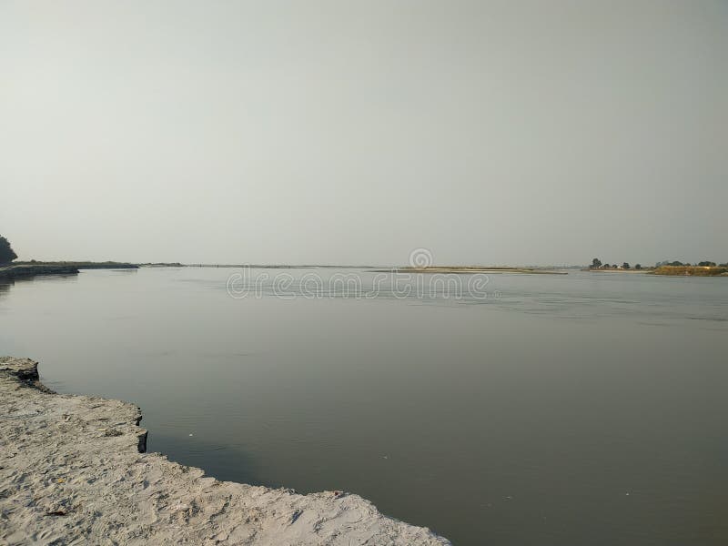 Beautiful River and Sand in India Stock Image - Image of scenic, coast ...