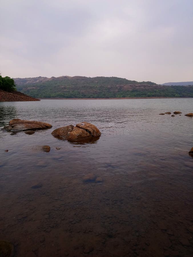 Beautiful River Side View in the Evening Stock Photo - Image of look ...