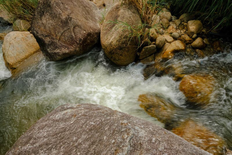 Beautiful River Stream at Raub, Pahang, Malaysia. Stock Image - Image ...