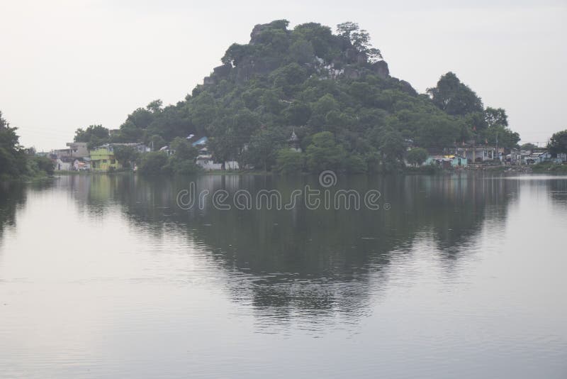 Beautiful Riverside Mountain Stock Photo - Image of picturesque ...