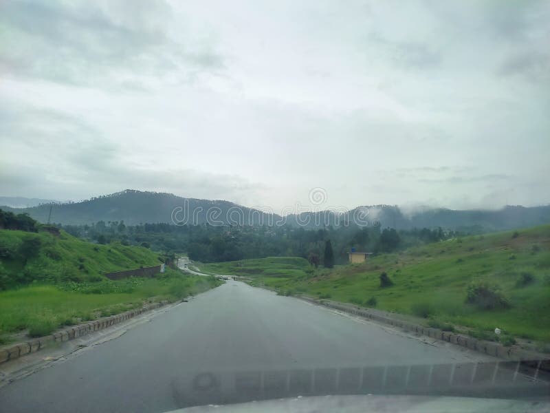 Beautiful road in Pakistan stock photo. Image of beautiful - 258123798