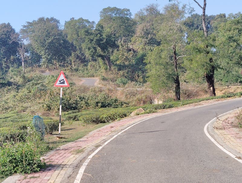 This Beautiful Road in Shilght,Assam,inside of Brahmaputra River Stock ...