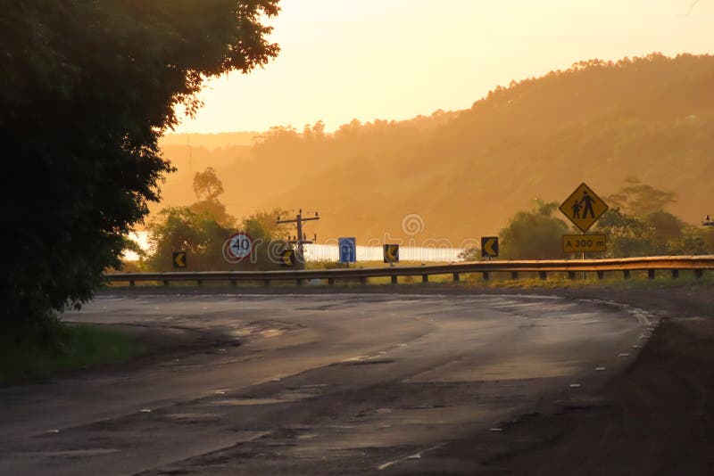 Beautiful Road Towards the Sun Stock Image - Image of beautiful ...
