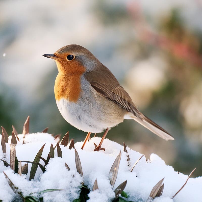 Beautiful Robin Bird, AI Generated Stock Illustration - Illustration of ...