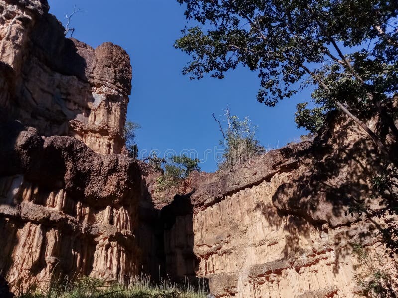 Beautiful rock cliffs stock photo. Image of rocky, tourism - 142912724