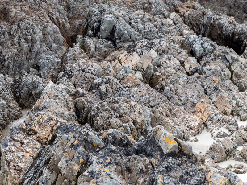 Beautiful Rock Deposits As a Background. Stone Layers Close-up, Full ...