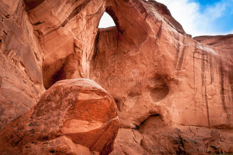 Beautiful Rock Formation in Monument Valley Stock Photo - Image of ...