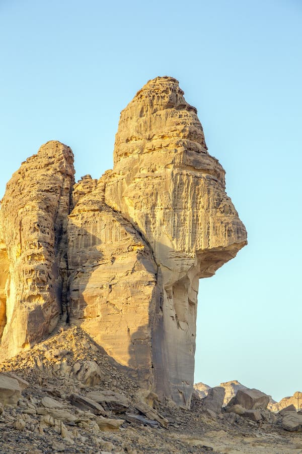 Rock Formations stock image. Image of madain, region - 100407167