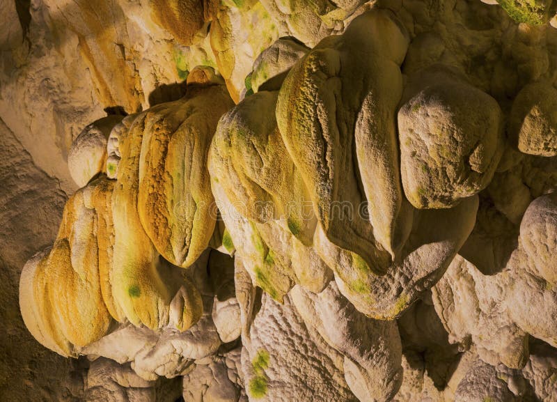 Beautiful Rock Formations Inside the Cave Stock Image - Image of ...