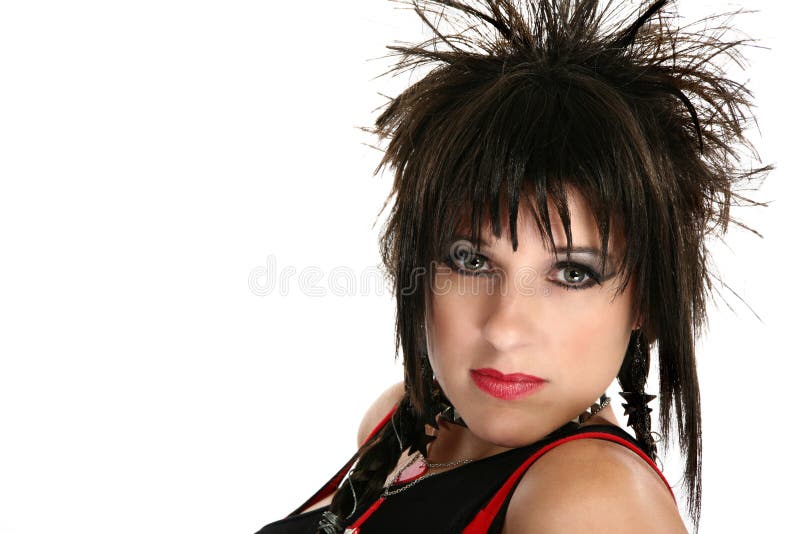 Rocker Chick stock image. Image of women, female, model - 3616789