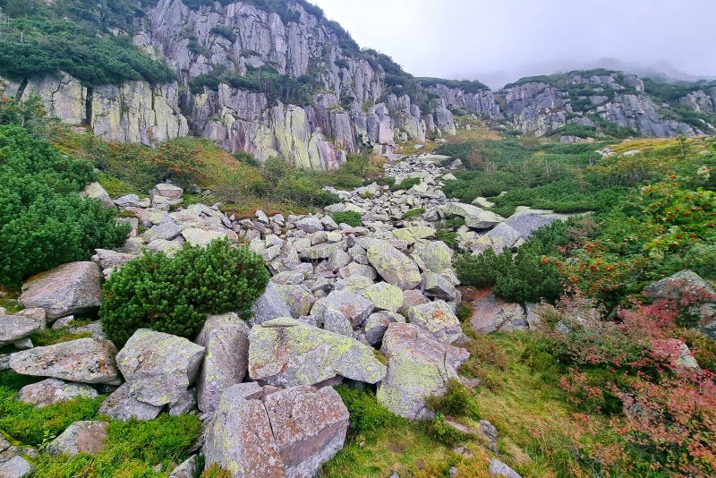 Beautiful Rocks in the Autumn Mountains. Hiking, Hiking, Hiking Trails ...