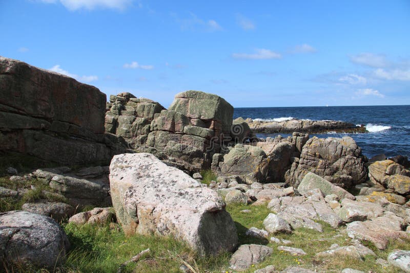 Beautiful Rocks during Daytime in Danish Island, Bornholm Stock Image ...